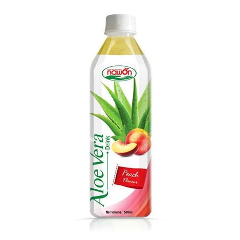 Aloe Vera Drink With Strawberry Bottle 500ml J100 Nawon Vietnam