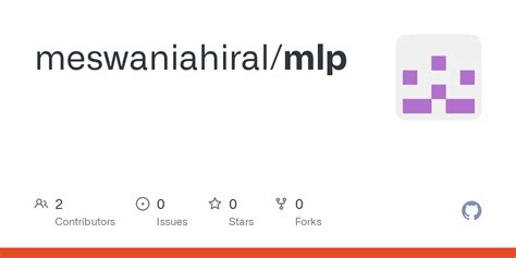 Github Meswaniahiral Mlp