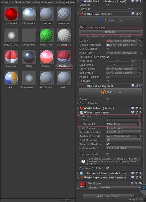Unity插件obirope详解obi Rope Csdn博客