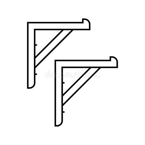 Shelf Bracket Vector Stock Illustrations 64 Shelf Bracket Vector Stock Illustrations Vectors