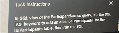 solved task instructionsin scl view of the participantnames