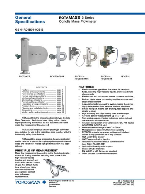 Coriolis Meter Pdf Flow Measurement Fluid Dynamics