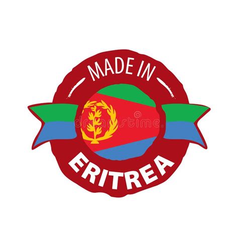 Eritrea Flag Vector Illustration On A White Background Stock Vector Illustration Of Ribbon