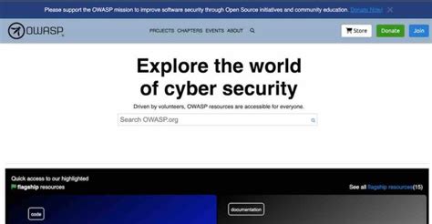 Open Worldwide Application Security Project Owasp E Spin Group