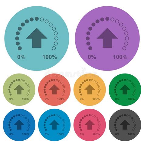 Download In Progress Color Darker Flat Icons Stock Vector Illustration Of Indicator Document