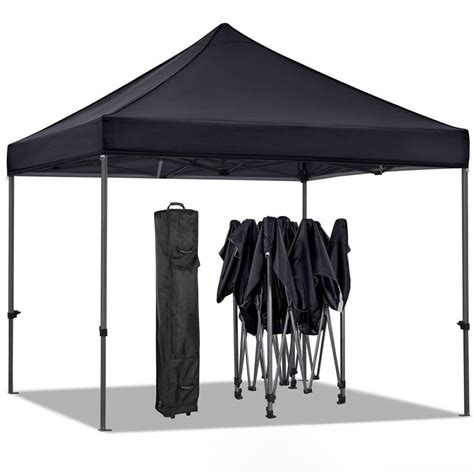 Розсувний намет садовий Bodasan 3x3 м тент шатер гармошка із посиленим каркасом Чорний Tent 01