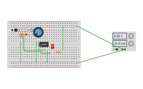 Circuit Design Lm393 And Ldr Tinkercad