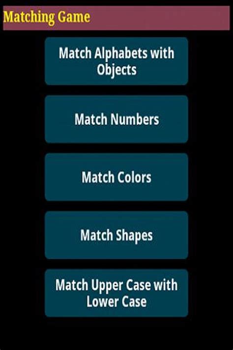 Matching Game For Android Download