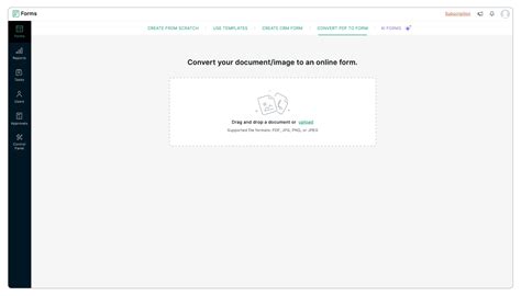 Convert Pdfs And Images To Online Forms Zoho Forms