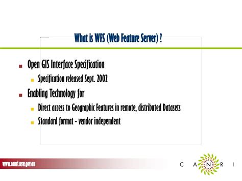 Ppt Web Feature Server Wfs Pilot Project Powerpoint Presentation Free Download Id4255600