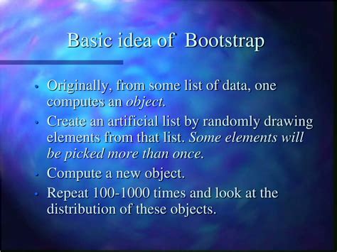 Ppt An Introduction To The Bootstrap Method Powerpoint Presentation Free Download Id3261604