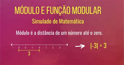 Veja A Função Modular E O Módulo Resumo Com Simulado