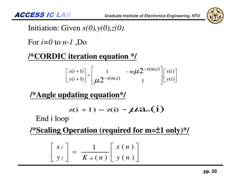 PPT Efficient CORDIC Algorithm For Signal Processing In VLSI Design PowerPoint Presentation