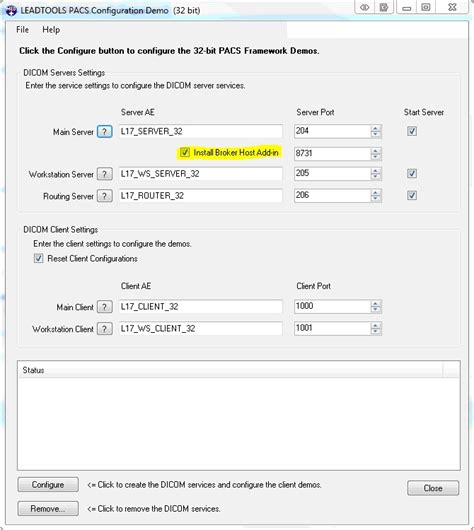 LEADTOOLS Modality Worklist WCF And MPPS WCF Raster Medical Document Help