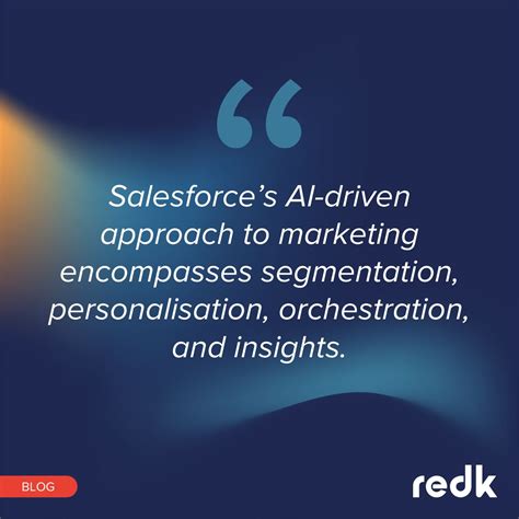 How Salesforce Boosts Marketing With Ai Redk Crm And Cx Transformation Posted On The Topic