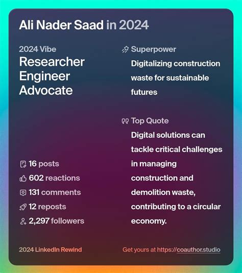 ali nader saad on linkedin circulareconomy digitaltransformation sustainability reconmatic…