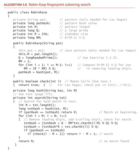Modify The Rabin Karp Algorithm To Search For A Given