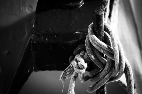 Premium Photo Close Up Of Rope Tied Up