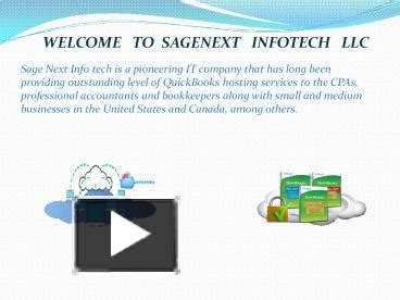 QuickBooks Hosting Presentation Free To Download