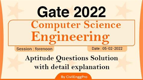 Solved Gate 2022 Cse Aptitude Questions Solution Pdf