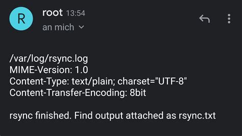 Email Notifications With Attachment Via Script General Openmediavault