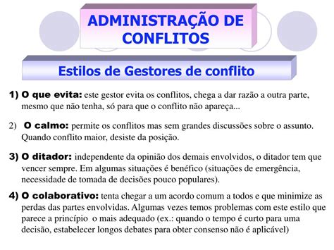 Ppt Gestão De Conflitos Powerpoint Presentation Free Download Id