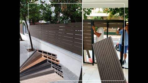 Πλαστική περίφραξη με Deck Wpc που δεν χρειάζεται ποτέ συντήρηση Youtube