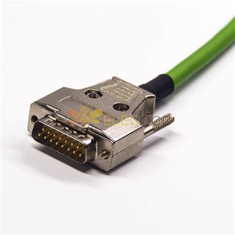 Elecbee Db15 Pin Male Plug To Right Angle M23 12pin Female Servo Signal Connector With Cable 20cm