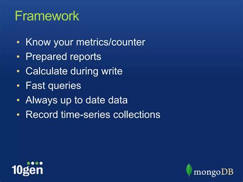 Realtime Analytics With Mongodb Counters Mongonyc 2012 Ppt
