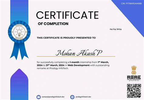 Mohan Akash On Linkedin Webdevelopment Internship