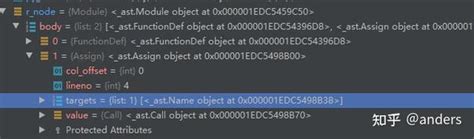 Python Ast详细分析 知乎