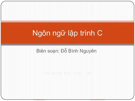 Pdf L P Tr Nh C Ngon Ngu Lap Trinh C Pdf