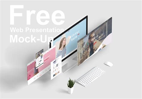 Free Web Showcase Mockup Creator On Behance