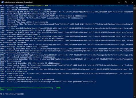 Configure Bios Settings Through Intune Using The Think Bios Config Tool