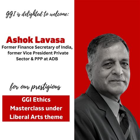 Ashok Lavasa On Linkedin Ggi