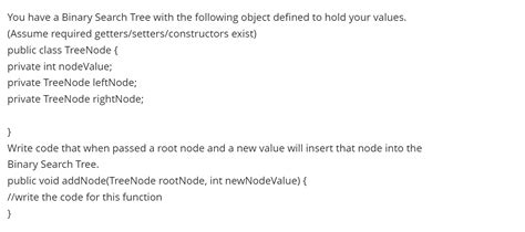 Solved You Have A Binary Search Tree With The Following Chegg