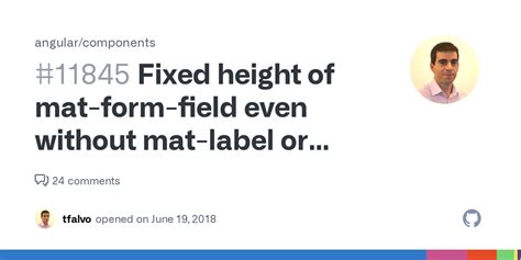Fixed Height Of Mat Form Field Even Without Mat Label Or Mat Hint