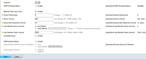 Configure Internet Group Management Protocol Igmp Snooping On The 200