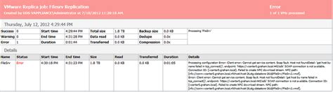 Veeam Replication Error Cannot Get Service Content Soap Fault