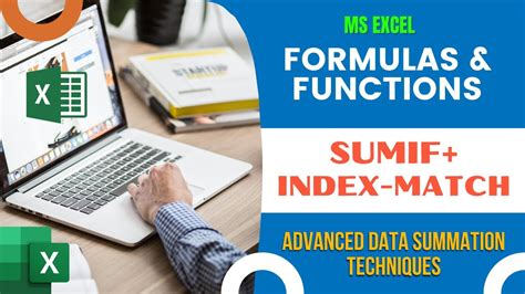 How To Sum Values Using Sumif With Index And Match Function In Excel Youtube