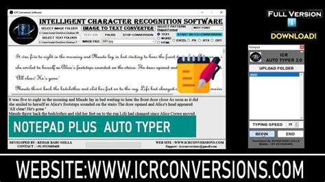 how notepad plus auto typer is a software program by icr convesions icr conversions posted on