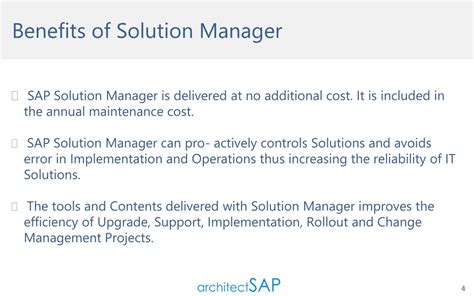 PPT Introduction To SAP Solution Manager PowerPoint Presentation Free Download ID