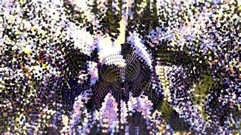 Chaotic Symmetrical Mosaic Of Rotating Small Particles 52916832 Stock