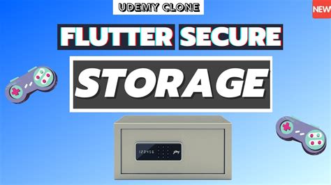 Flutter Secure Storage Udemy Clone 🔒 Flutter Keep User Logged In Flutter Secure Storage