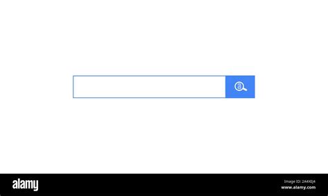 search bar horizontal linear border with text input field magnifying