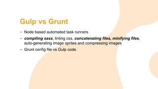 NPM Bower And Gulp Kickstart In Visual Studio PPT