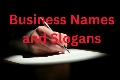 Create Catchy Business Names And Slogans By Uma Creative Fiverr