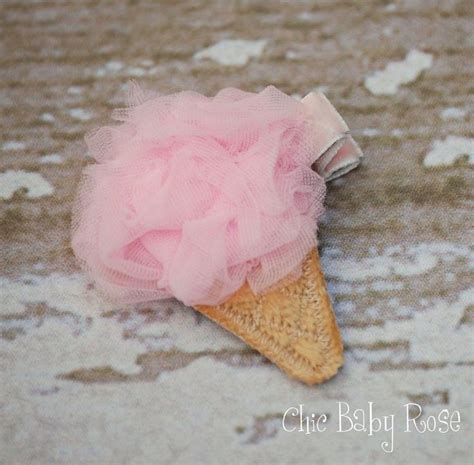 Ice Cream Hair Clip Diy Hair Accessories Diy Hair Bows Diy Headband