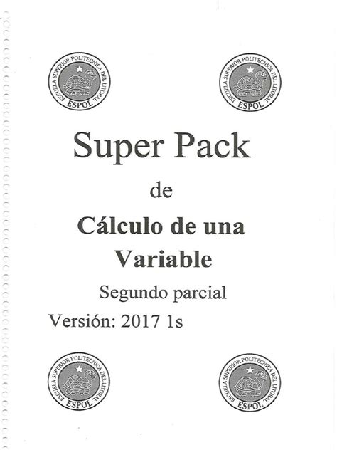 Super Pack Final 2017 De Una Variable Compress 1 Pdf Pdf