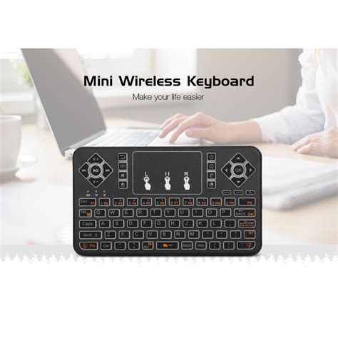 Multifunctional Mini 2 4g Wireless Keyboard With Touchpad Pc Pad Android Tv Box Shopee Malaysia